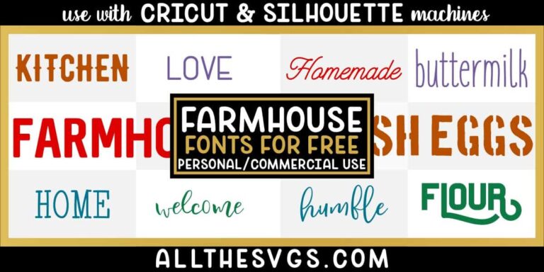 BEST FREE Farmhouse Fonts [Commercial Use Included!]