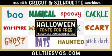 FUN & FREE Halloween Fonts [Commercial Use Included!]