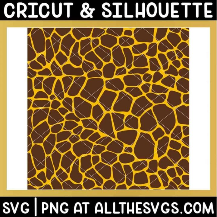 FREE Giraffe Background SVG Files [No Sign Up to Download!]